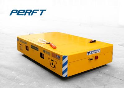 中国 炭素鋼のDCによってモーターを備えられる産業処理装置が付いているモーターを備えられた無軌道の物質的な移動のカート 販売のため