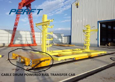 Cina il tamburo per cavi autoalimentato dei sistemi del carrello di trasferimento del tamburo per cavi ha alimentato il carretto materiale di trasferimento in vendita