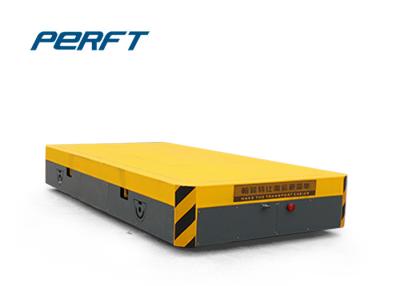 Cina Carretto giallo di trasferimento della batteria della ferrovia di colore, carretti industriali di maneggio del materiale dell'officina in vendita
