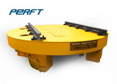 Cina La rotazione del pallet 40T muore rimorchio della piattaforma girevole di maneggio del materiale del carretto di trasferimento in vendita