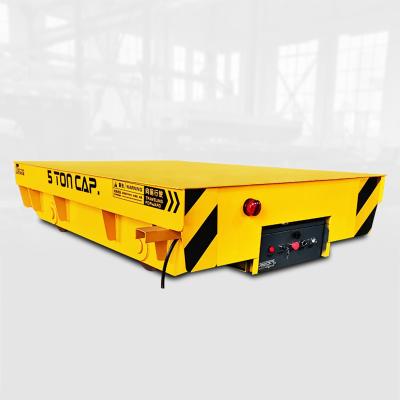 China Heat Resistant Steel Coil Transfer Trolley Low Voltage Operated Electric for sale