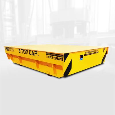 China Heat Resistant Steel Coil Transfer Trolley Low Voltage Operated Electric for sale