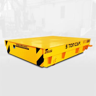 China Heat Resistant Steel Coil Transfer Trolley Low Voltage Operated Electric for sale