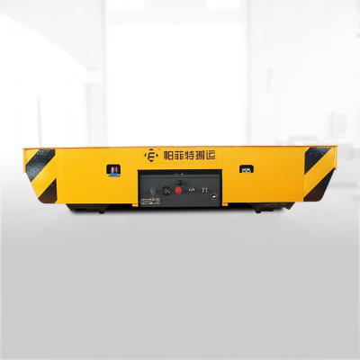 Cina L'avvolgicavo giallo del carretto di trasferimento della ferrovia 50t ha alimentato la grande Tabella a pile in vendita