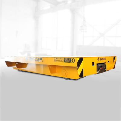 Cina L'avvolgicavo giallo del carretto di trasferimento della ferrovia 50t ha alimentato la grande Tabella a pile in vendita
