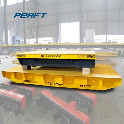 China Heavy Load Steel 30t Coil Transfer Trolley Steerable Cable Device With Optional Controls for sale
