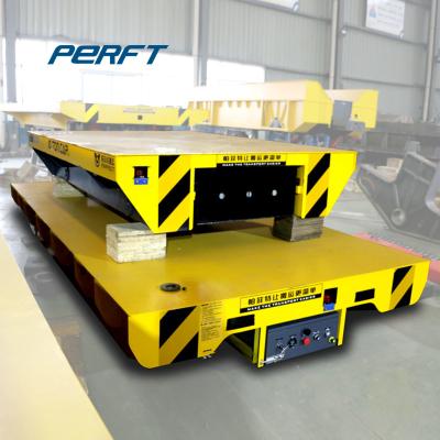 China Heavy Load Steel 30t Coil Transfer Trolley Steerable Cable Device With Optional Controls for sale