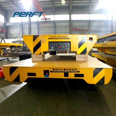 China Heavy Load Steel 30t Coil Transfer Trolley Steerable Cable Device With Optional Controls for sale