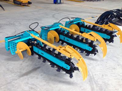 China Trencher for mini skid steer loader ,skid steer loader trencher en venta