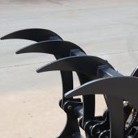 China Grapple bucket for mini skid steer loader for sale