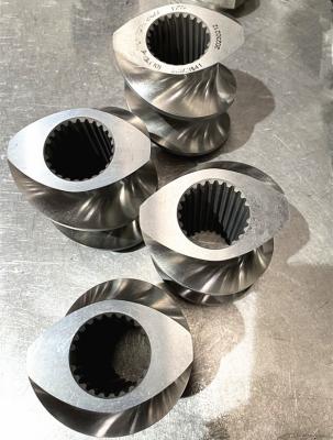 China German First Class SUS440C Double Screw Extruder Components Screw Elements for sale