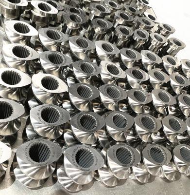 China German First Class SUS440C Double Screw Extruder Components Screw Elements for sale