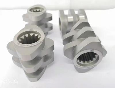 China 316L Model 75 Screw Extruder Machine Parts CNC Machining Screw Element for Petroleum Industry for sale