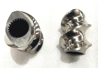 China Bloque de flexión de tres vuelos, elementos de extrusora de doble tornillo tamaño compacto para la industria petroquímica en venta