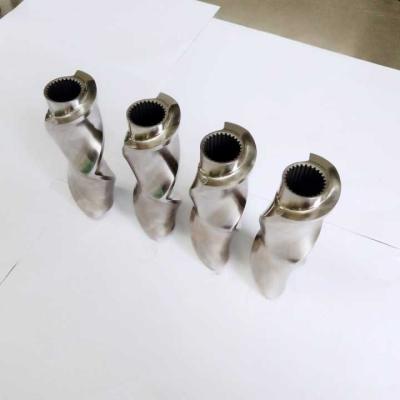 Cina 70 tre blocchetti d'impastamento di Flighted, elementi gemellati dell'estrusore a vite comprimono la dimensione in vendita
