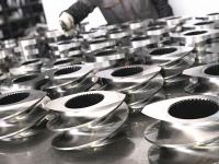 China Vacuum Quenching Parallel Extruder Screw Elements W6Mo5Cr4V2 Materials for sale