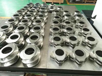 중국 평행한 압출기 나사 성분 W6Mo5Cr4V2 물자를 냉각하는 진공 판매용