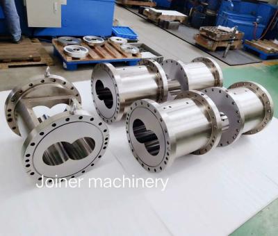 China Het tweeling van de de Extruderschroef van het Schroefvoedsel van het de Elementen Duurzame Vat Materiaal van de de HEUPni60 Bondgenoot Te koop