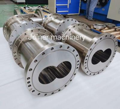 China Het tweeling van de de Extruderschroef van het Schroefvoedsel van het de Elementen Duurzame Vat Materiaal van de de HEUPni60 Bondgenoot Te koop