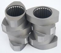 China Durable Double Screw Extruder Standard Involute Spline Screw Elements Kneading Block for sale