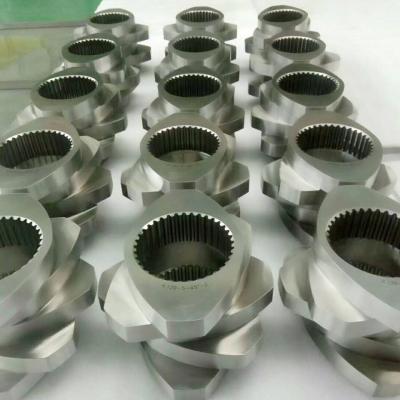 中国 吹かれたペット フードのための対ねじ押出機の練るブロックねじ要素 販売のため