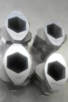 China Capacity Double Screw Extruder Machine Screw Elements Square Keyslot Components for sale