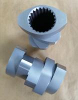 China Durable Double Screw Extruder Standard Involute Spline Screw Elements Kneading Block for sale