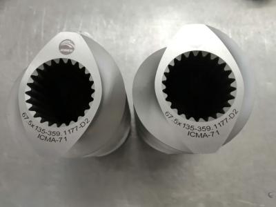 China ZSE50 Special Screw Segement , Kneading Block Φ15.6 - Φ430mm Screw Range for sale