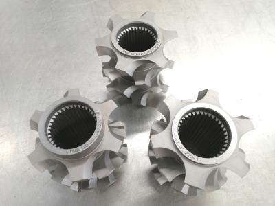 China Model 110 Corrosion Resistance Extrusion Machine Parts Screw Elements Segments for sale