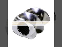 Eco Friendly Materials Twin Screw Extruder Parts TEX65 Screw Good Machinability