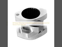 92 Nickel Alloy Twin Screw Extruder Parts Screw Segment For Wood Plastic Extruder