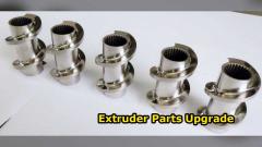 ZSE75 Twin Screw Extruder Parts PP PE POM PVC