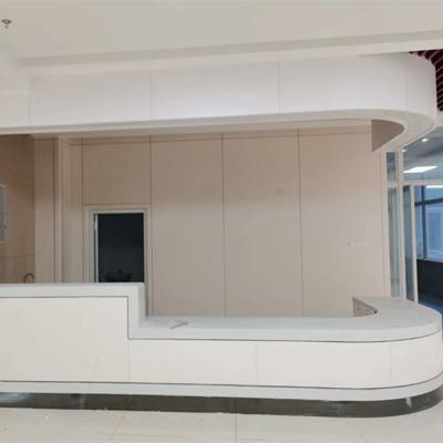China Hospital High Pressure Laminate Wall Panel 12mm - 25mm Matte Wood Grain Wall Panel For Hanging Cleaning for sale