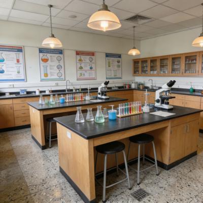 China Waterproof Fireproof Lab Countertops High Density Compact Laminate Top for sale