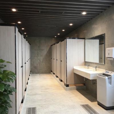 China Anti Bet Toilet Partition Systems Waterproof Toilet Cubicle Partitions With 304 Stainless Steel Hardware for sale
