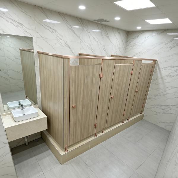 Quality Water Resistant Toilet Compartment Durable HPL Partition For Toilet for sale