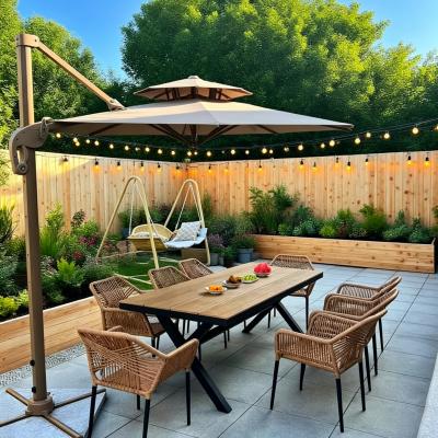China Anti UV HPL Table Tops Fade Resistant Outdoor Table Top Fireproof For Patio And Garden Use for sale