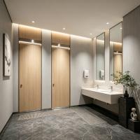 Quality Scratch Resistant HPL Cubicle Partition Anti Bacterial Commercial Toilet Cubicle for sale