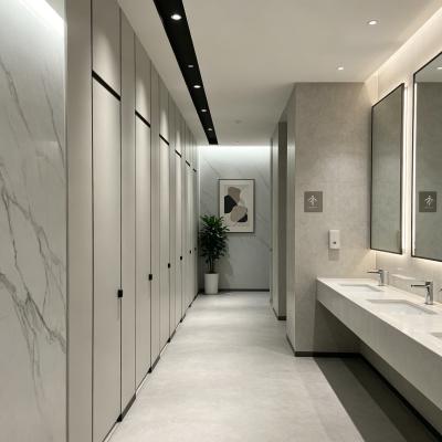 China Black Toilet Partition Brackets Stainless Steel Kick Plate For Compact Laminate Honeycomb Toilet Cubicle for sale