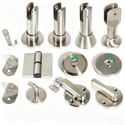 China Universal Toilet Compartment Accessories Anti Corrosion Anti Rust Restroom Partition Hardware for sale