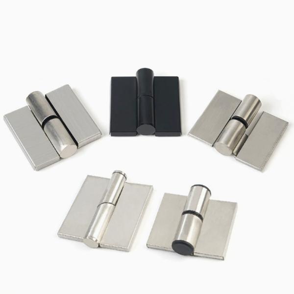 Quality Rust Proof Toilet Partition Hinge Universal Open Flat Hinges Square for sale