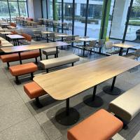 Quality Customizable Commercial Table Tops Scratch Resistant Wood Grain Table Top for sale