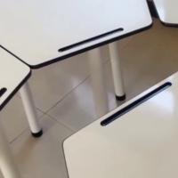 China Solid Modern Vanity Countertop Customized Modular Table Tops Fireproof for sale