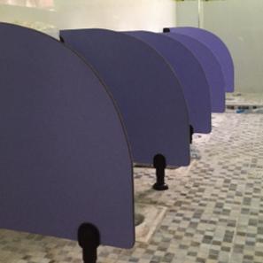 China School High Pressure Laminate Toilet Partitions Durable Cubicle Toilet Partitions Eco Friendly for sale