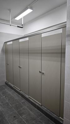 China Compact HPL Toilet Partition, Commercial Restroom Stall Divider, Public Washroom Cubicle with Urinal Screen for sale