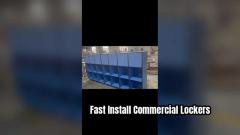 Overview of Full Series Pre-Assembled Commercial Storage Lockers & Public Toilet Partitions