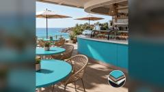 Heavy-Duty Compact Outdoor Dining Set, UV & Water Resistant