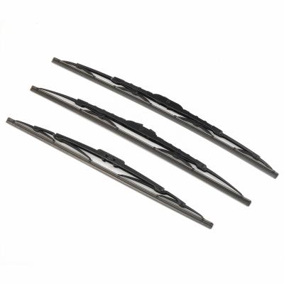 China Fabriekslevering Traditionele Ruitenwisserbladen OEM voor de meeste auto's Universeel frame 1,0/1,2 mm dikte Ruitenwisserblad Te koop