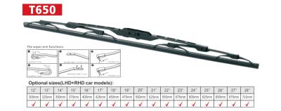 Cina Ricambio Accessorio Camion Gomma Duratura Adatta per Gancio 12mm Spazzola Tergicristallo in vendita