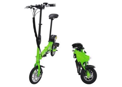 China Adult 12 Inch Folding Bike Different Color Max Load 90 Kgs With Alu Alloy Handlebar for sale